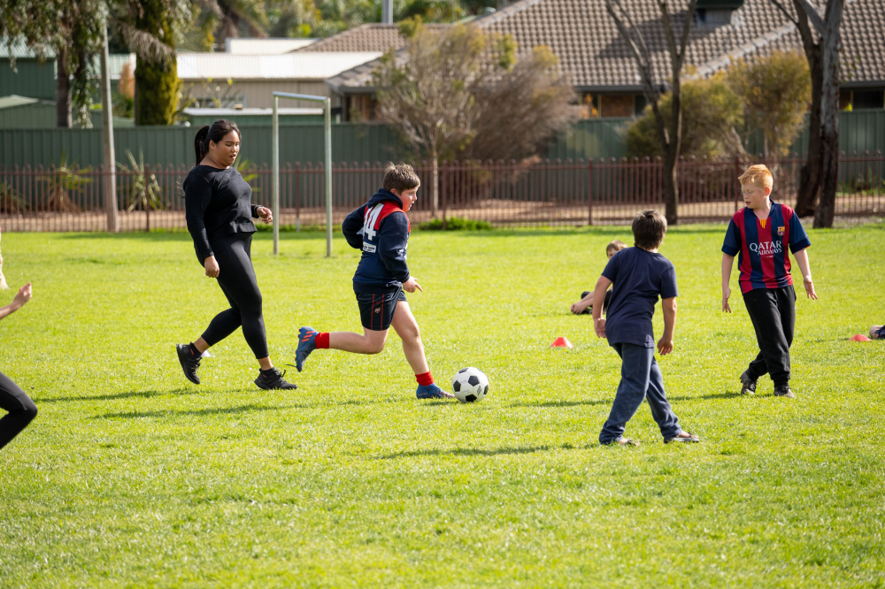 Staff V Students Soccer - Blakeview Primary School